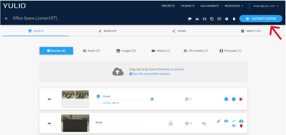 Yulio Getting Started Guide | Create Simple VR for Business